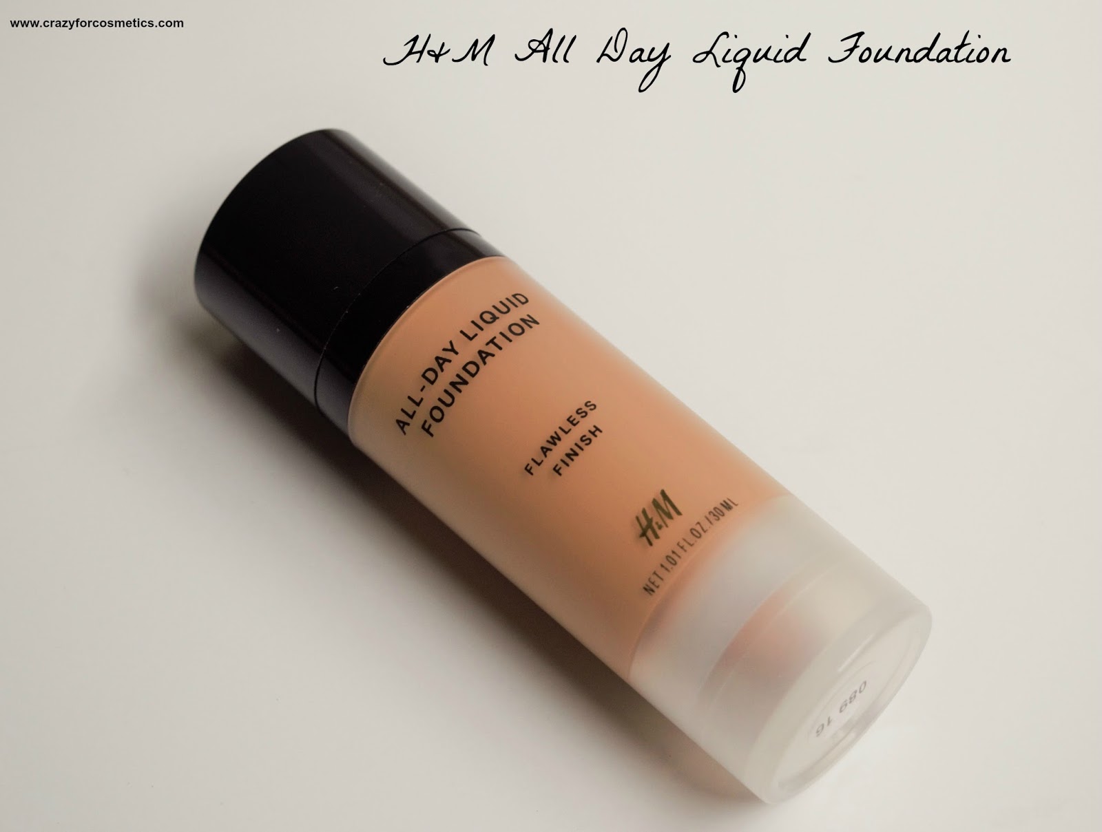 H&M All Day Liquid Foundation in Caramel Review & Swatch | Crazy for ...