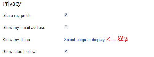 Tutorial - Letak Link Blog Dalam Profile Blogger | KhaiAngel.Blogspot.Com