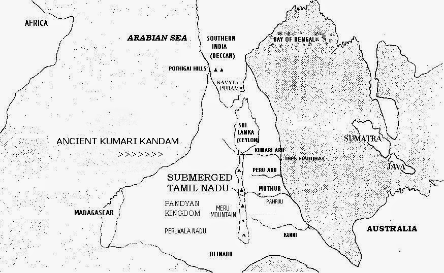 KUMARI KANDAM - THE LOST CONTINENT-