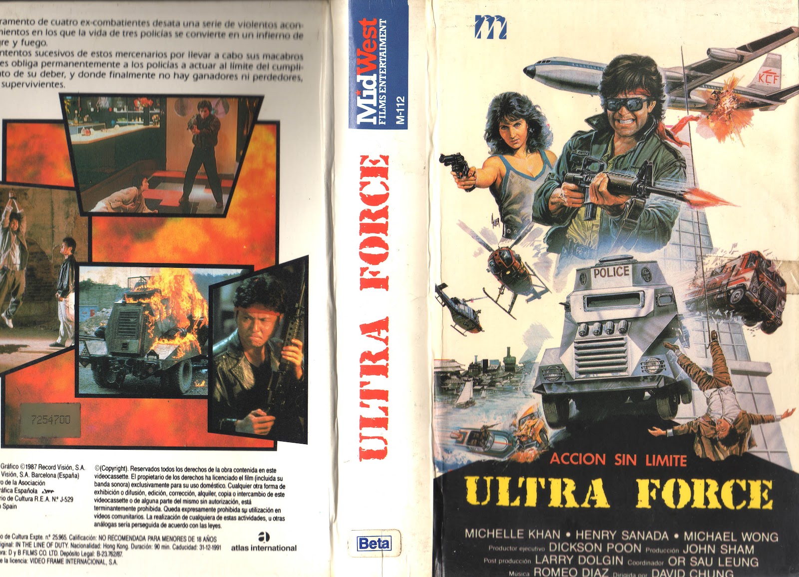 Aqui Vale Todo: AQUELLAS CARATULAS MARAVILLOSAS (22): ULTRA BESTIAL FORCE