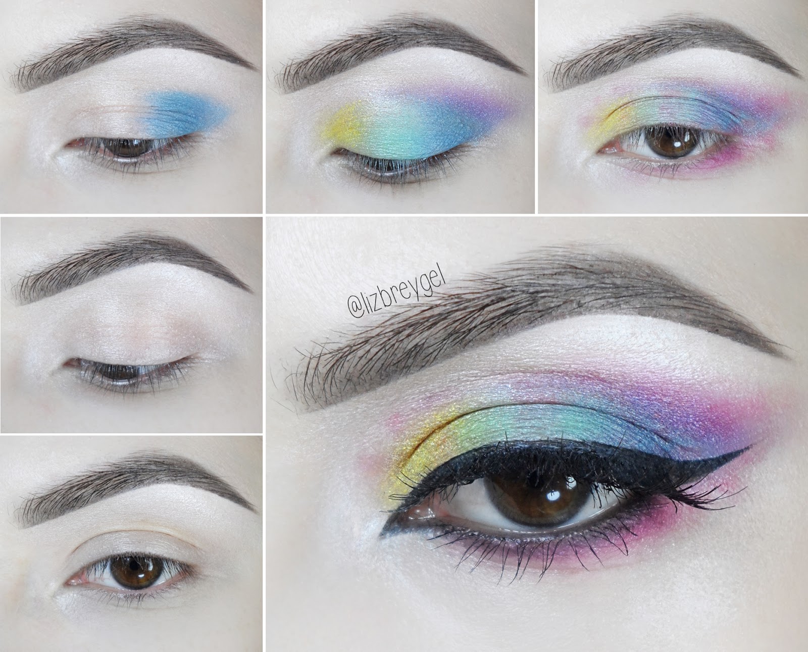 Eye Look Inspired by October Birthstone Opal | Step-by-Step Makeup Tutorial | January Girl