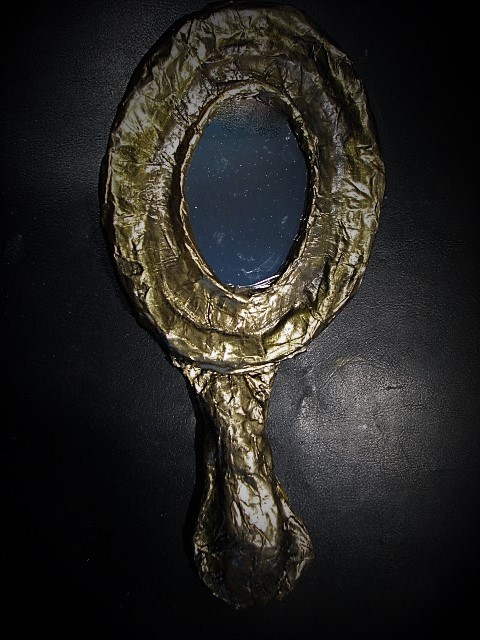 Pomysły plastyczne dla każdego, DiY - Joanna Wajdenfeld: Złote lusterko ...