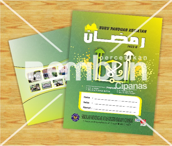 Jasa Cetak Buku Ramadhan | Jasa Percetakan Embun Cipanas Cianjur