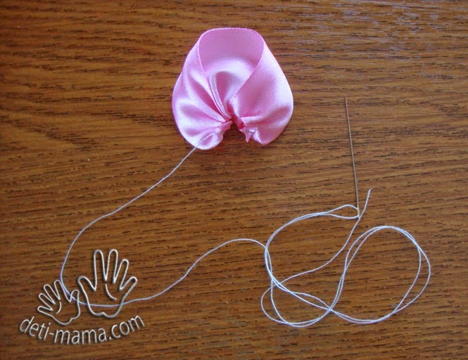 DIY Easy Ribbon Rose - The Idea King