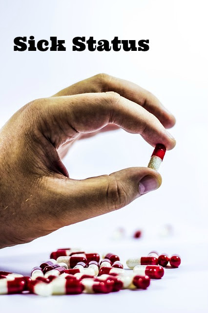 Sick status for Whatsapp, feeling sick quotes, facebook messages