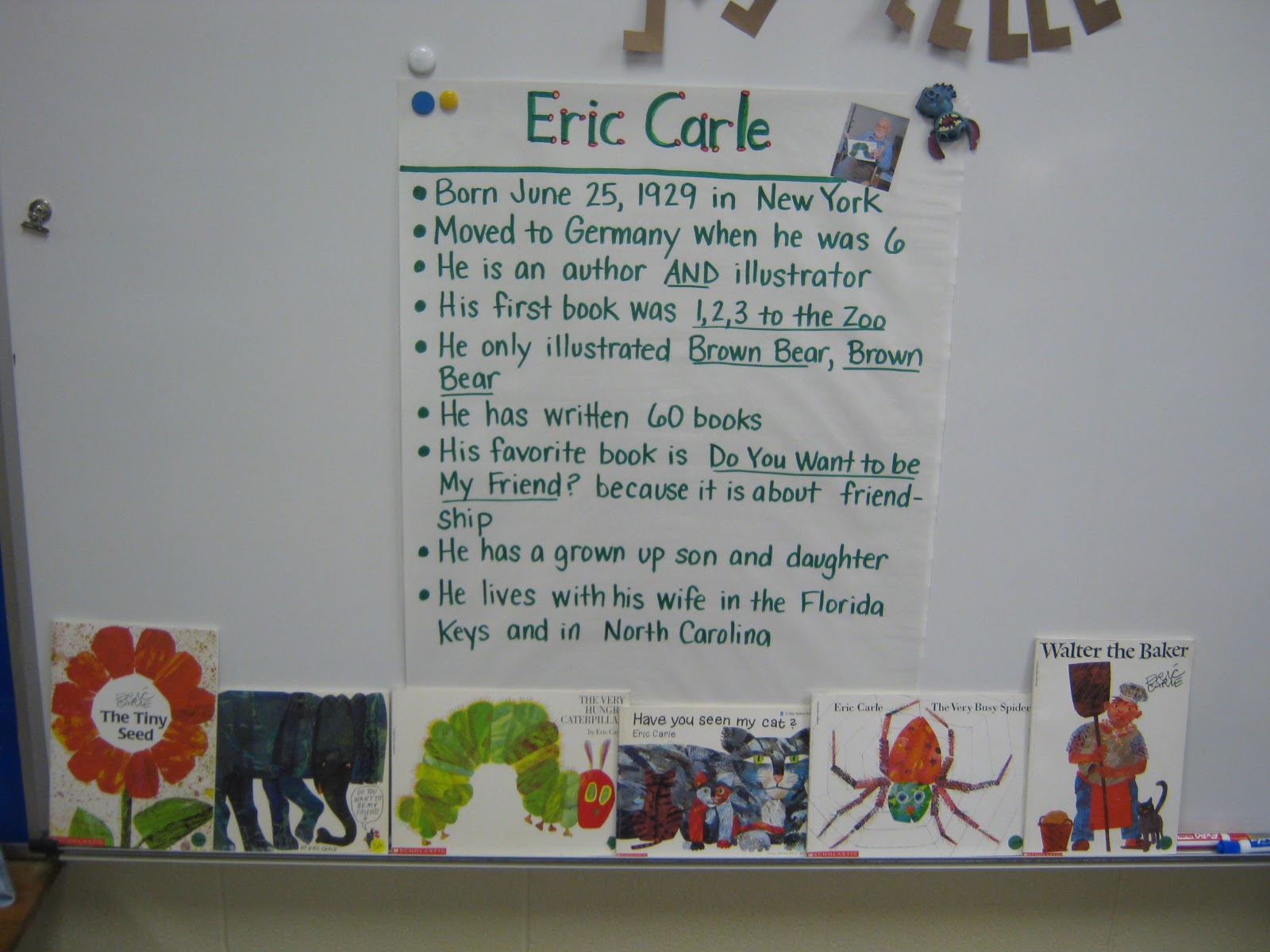 Mrs. Bagby's Kindergarten: Author Study Week