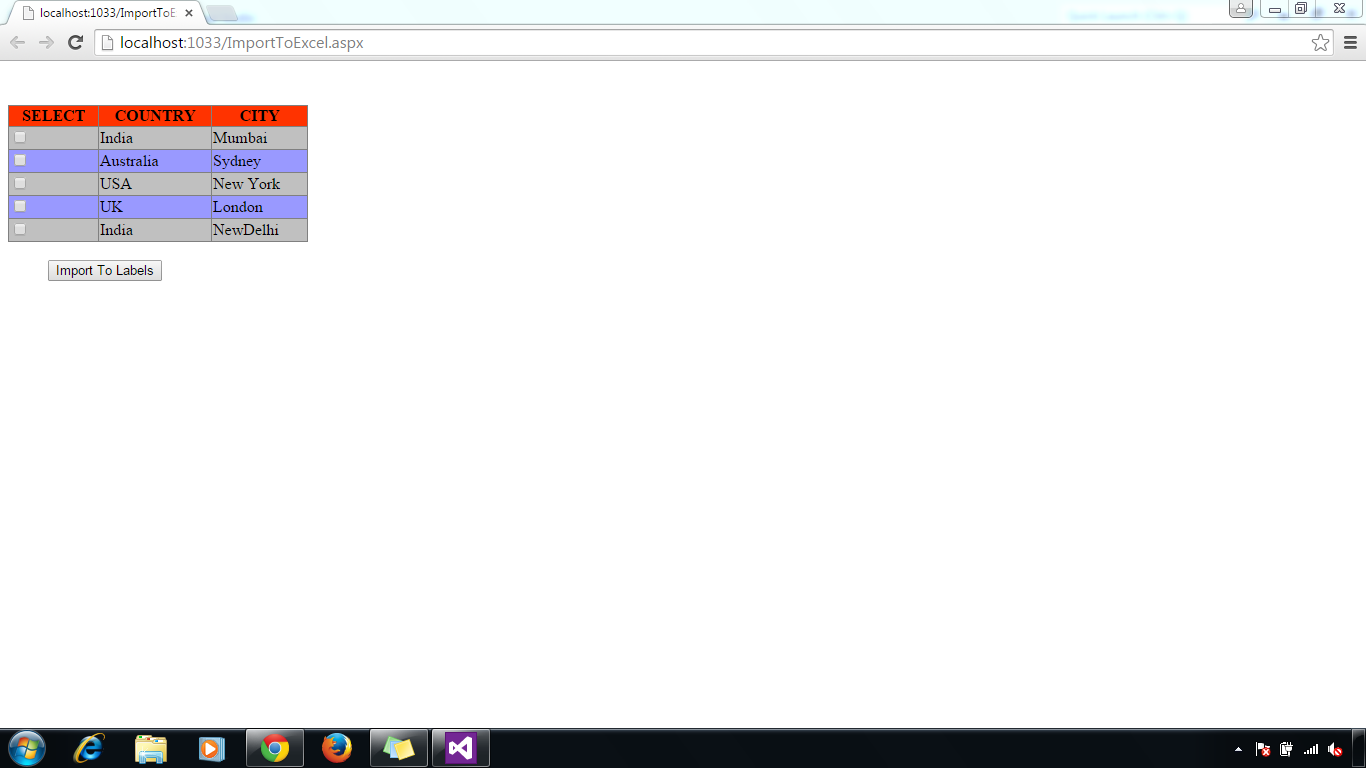 Aspnetcnetvbnetjqueryjavascriptgridviewsql Serverajaxssrs