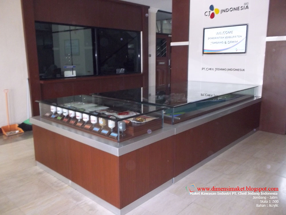 Maket Kawasan Industri PT. Cheil Jedang Indonesia (CJI)