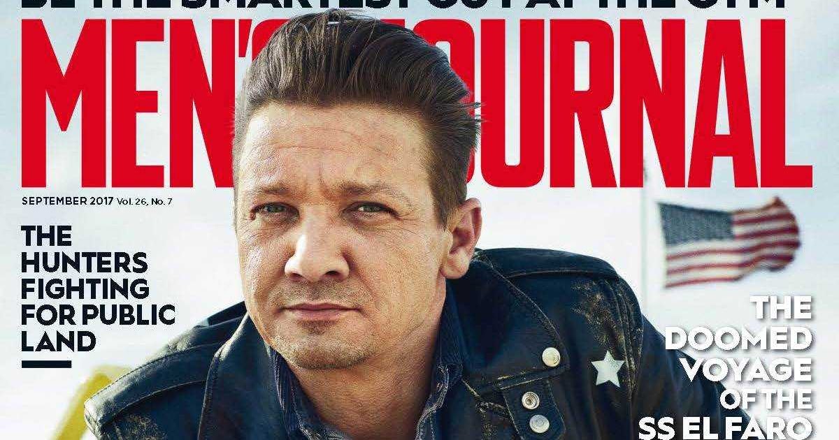 Jeremy Renner a toda velocidad para Men's Journal por Simon Emmett