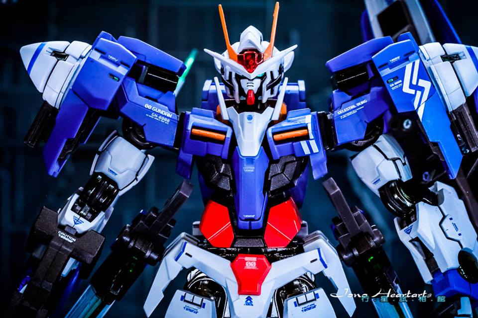 GUNDAM GUY: Metal Build Gundam Exia & 00 Raiser - Diorama Photo Images