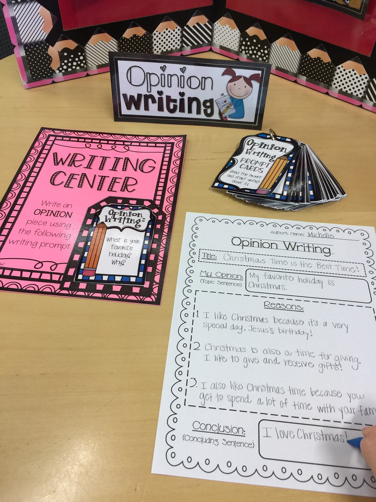 Teaching With Terhune: Writing Center Board with Tons of Activities for ...