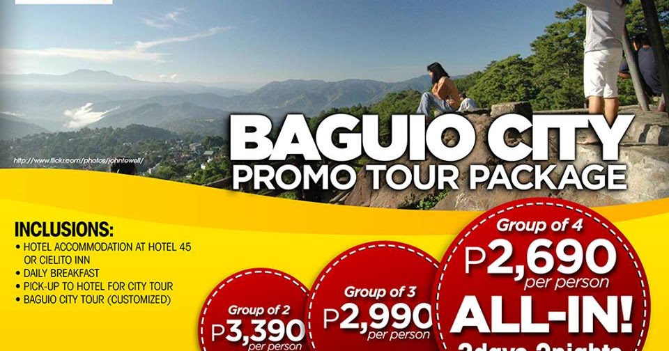 Baguio City Promo Tour Package 3 Days And 2 Nights Ph Promos By