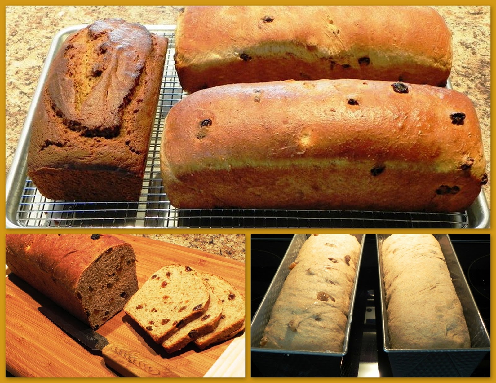 The Iowa Housewife: Hearty Raisin Bread