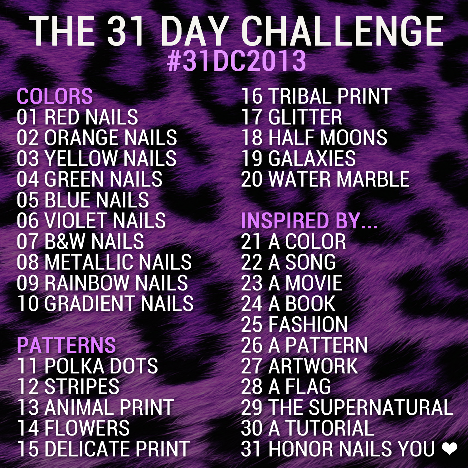 Gelic' nail art: 31DC2013 Day 29; Troll doll nail art