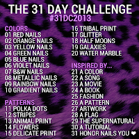 Gelic' nail art: 31DC2013 Day 29; Troll doll nail art