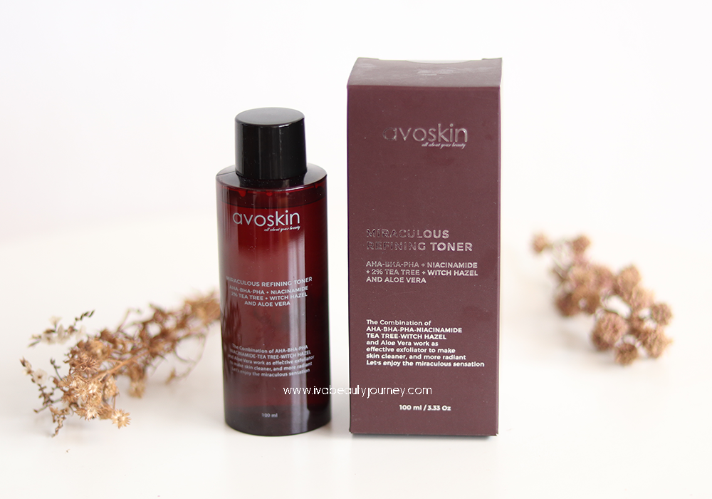[REVIEW] AVOSKIN MIRACULOUS REFINING TONER | iva's beauty journey