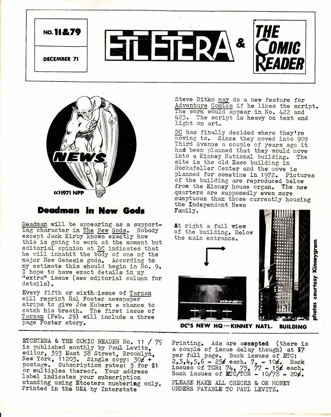 Marvel Mysteries and Comics Minutiae: Etcetera, Etcetera