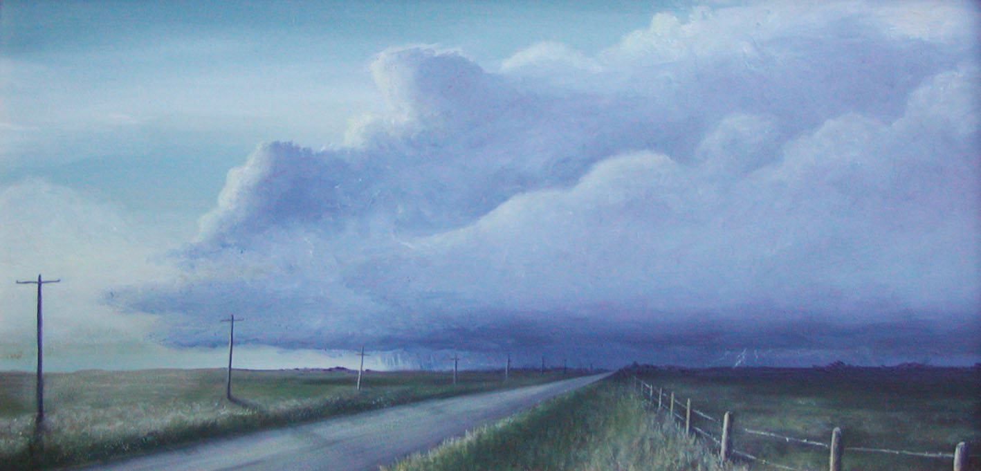 Art & Paintings by Peggy Yandell: Into A Texas Storm