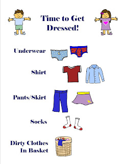 Four Maples: Growing Together: Visual Schedules, a.k.a. Sanity Savers