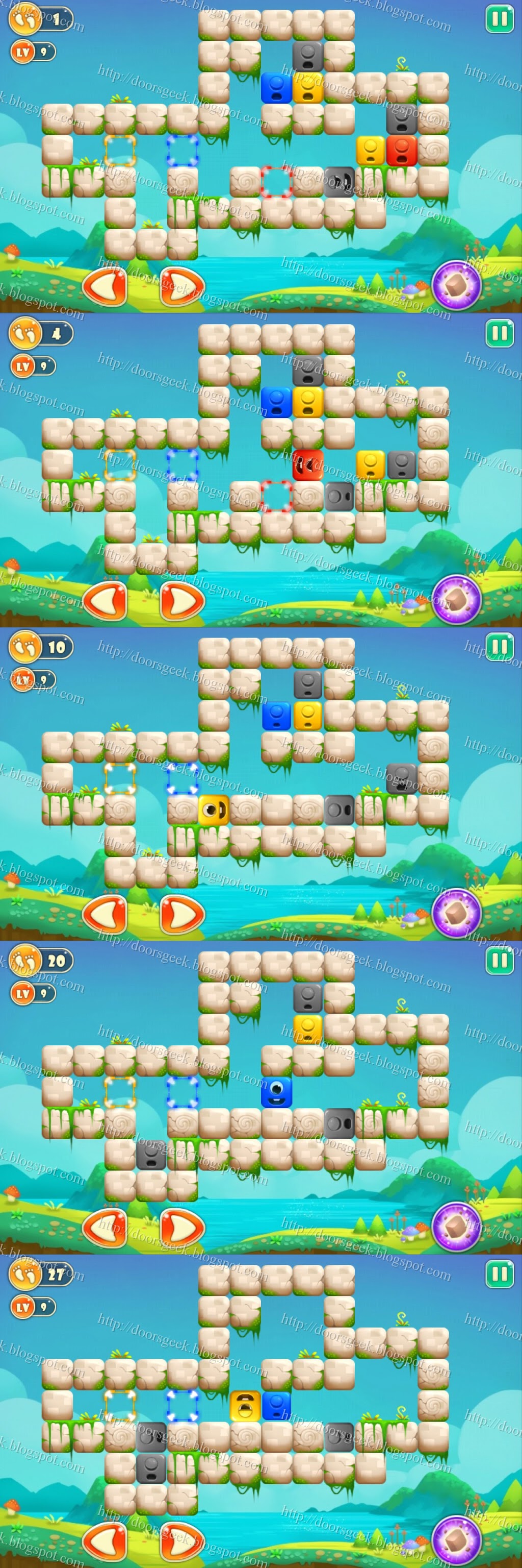 Block Mania [World 1] Level 9 ~ Doors Geek