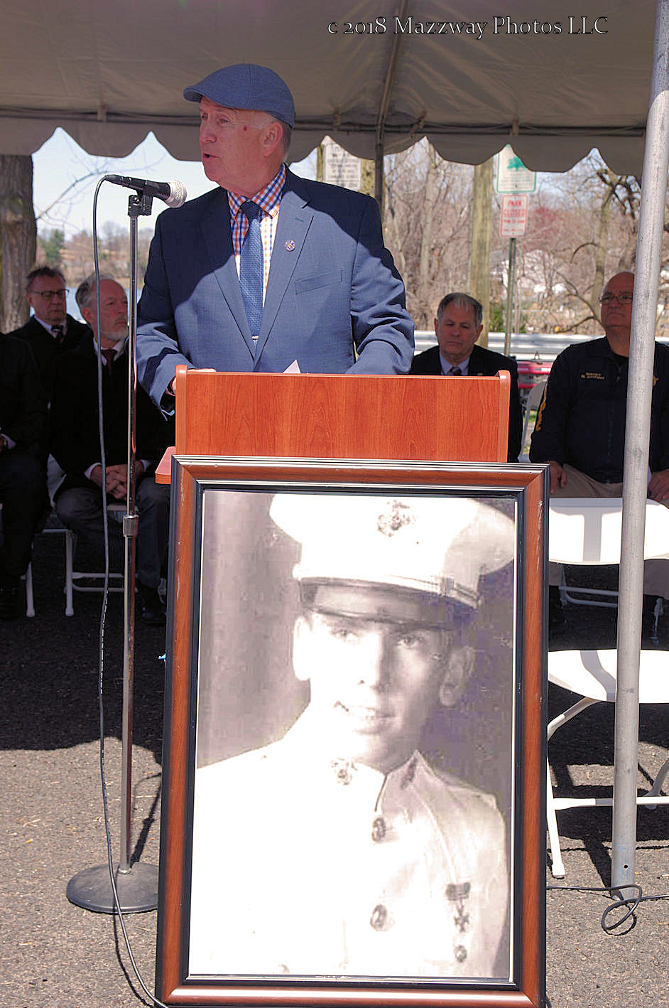 Bogota Blog NJ: Re-dedication of the Lt. William C. Ryan (USMC) Bridge