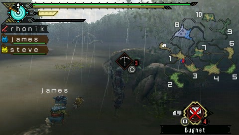 Monster Hunter Portable 3rd "Flooded Forest" Mining Spot | Psp Game Tweak