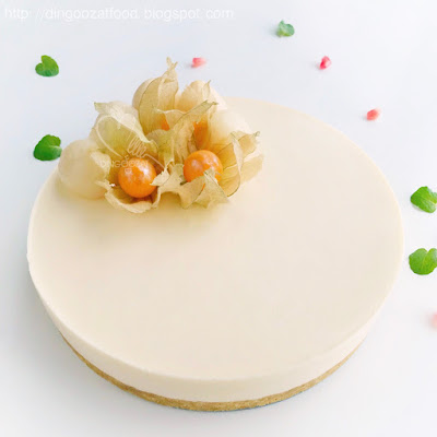 Miki's Food Archives : No-Bake Lychee Cheesecake 免烤荔枝奶酪蛋糕