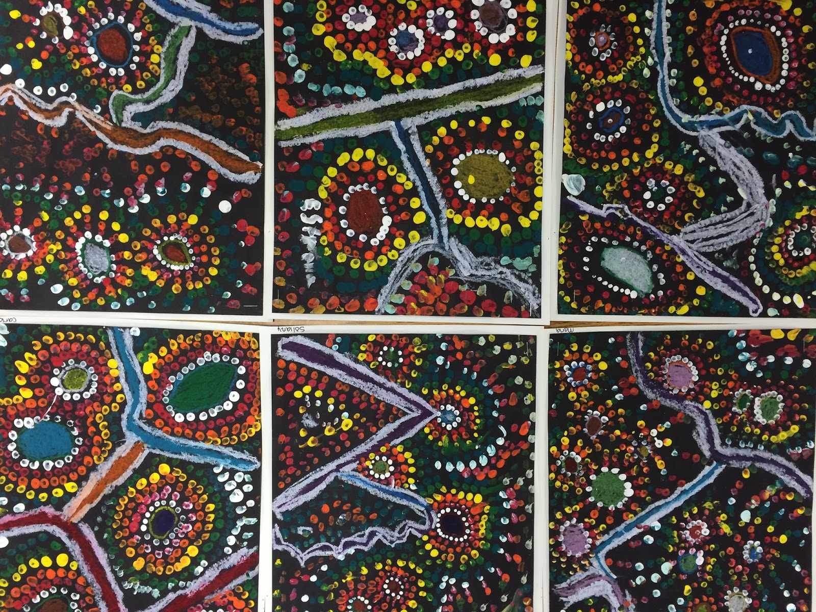 WHAT'S HAPPENING IN THE ART ROOM??: 1st Grade Aboriginal Art