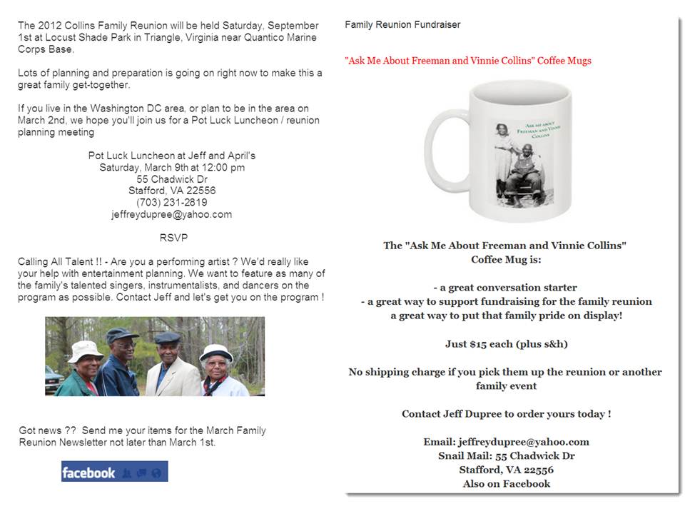 Collins-Mathis Family Reunion