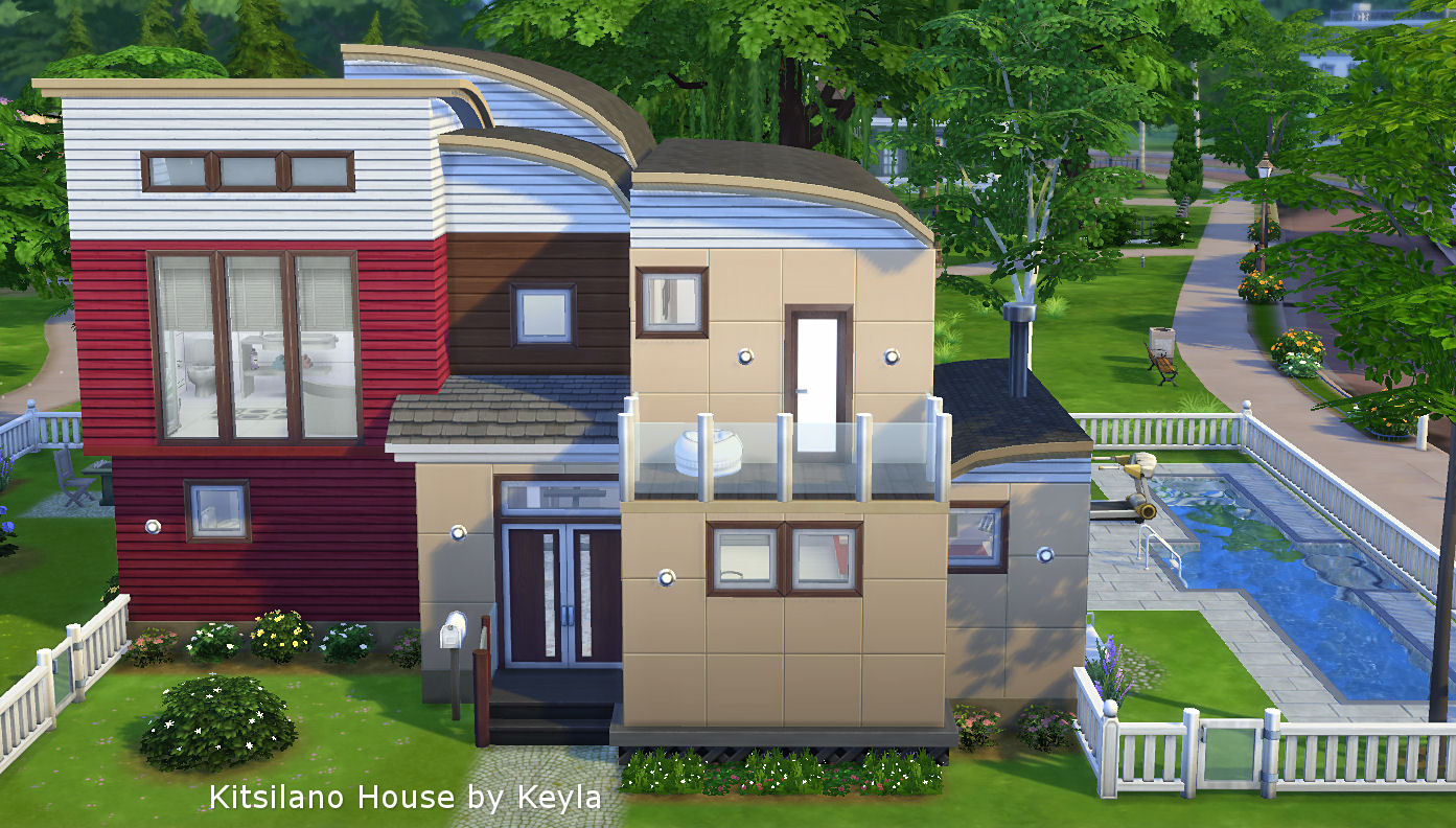 Keyla Sims : TS4 Lot: Kitsilano ( with cc's )