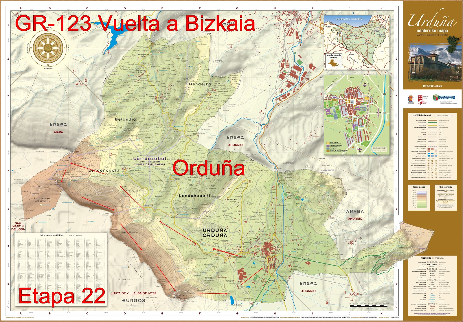 Bicipoli ( cicloviajero ): GR-123 Vuelta a Bizkaia. Etapa 22: Orduña ...