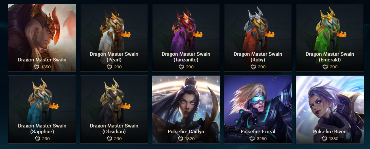 Surrender at 20: Dragon Master Swain Chroma Now Available!