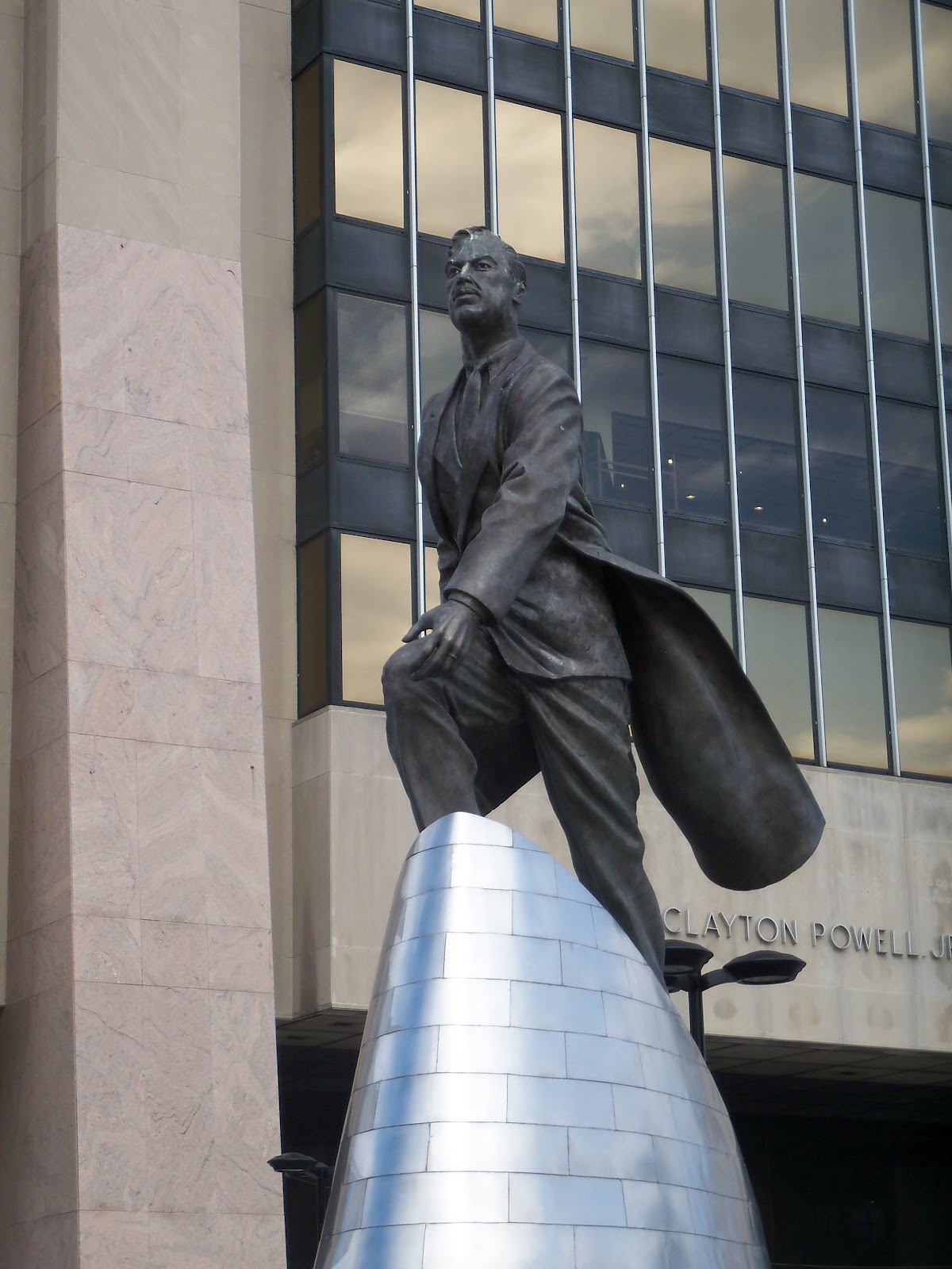 Shirl In The City: Outdoor statues: Adam Clayton Powell
