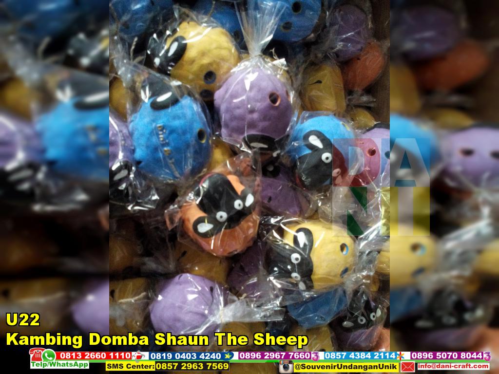 Souvenir Kartun Shaun the Sheep, Domba, Kambing | Souvenir Pernikahan