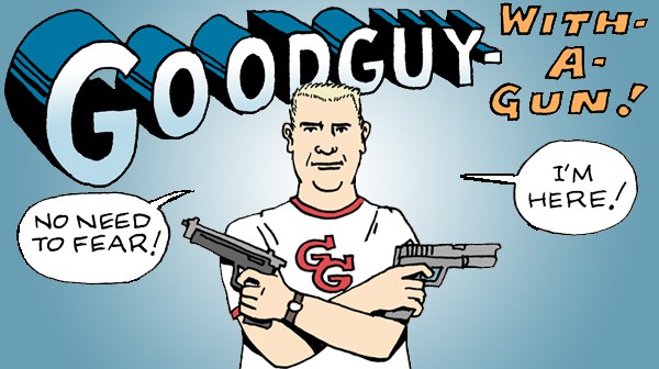 Polaitíocht: Good Guy With a Gun