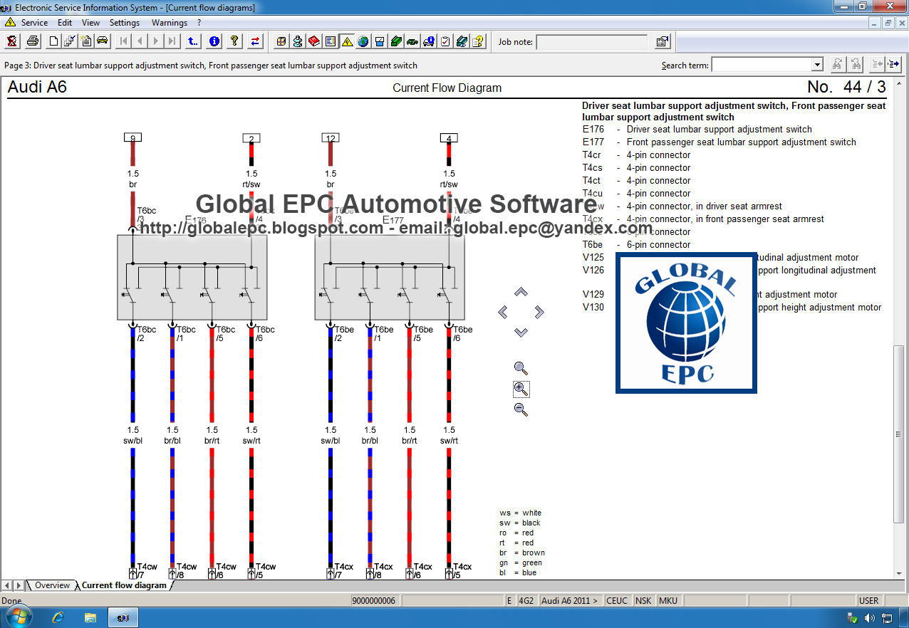 GLOBAL EPC AUTOMOTIVE SOFTWARE: ELSAWIN 5.20 SYSTEM (VOLKSWAGEN, AUDI ...