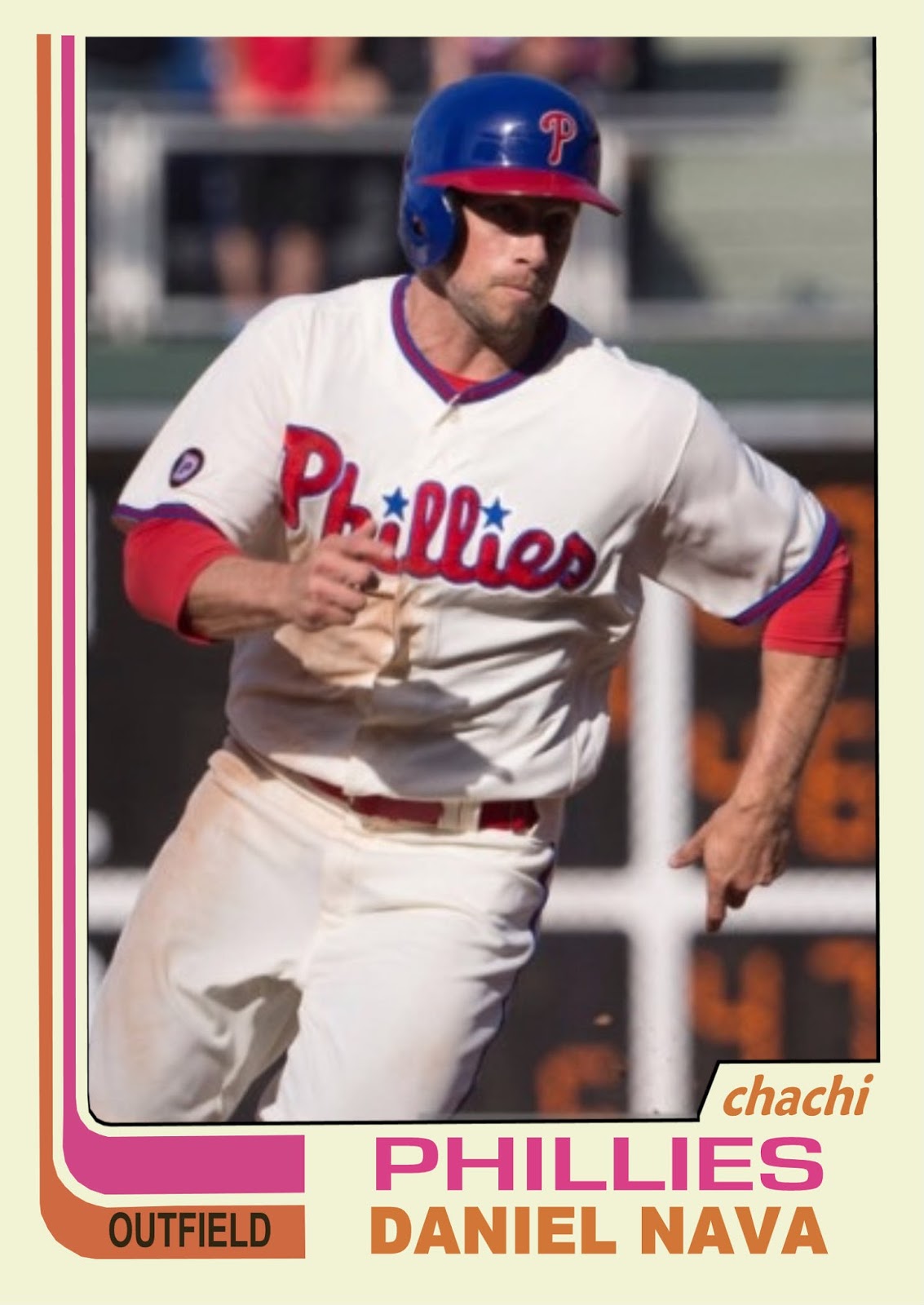 The Phillies Room: 2017 Chachi #14 Daniel Nava