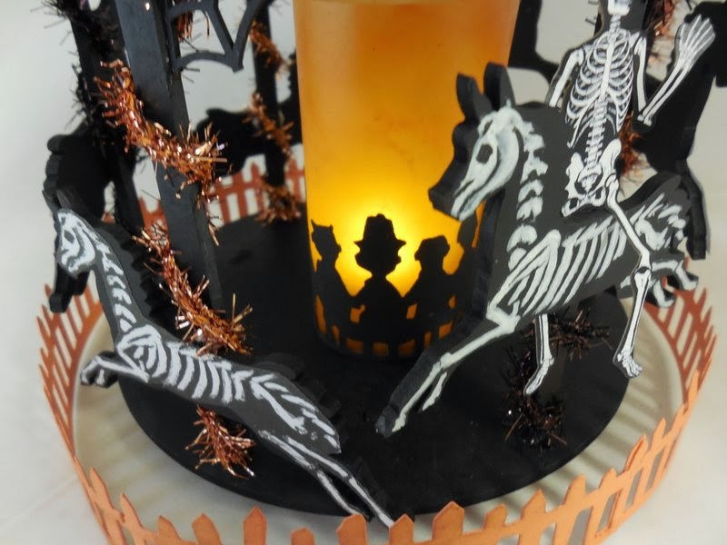 Trash to Treasure Art: Halloween Scary-Go-Round