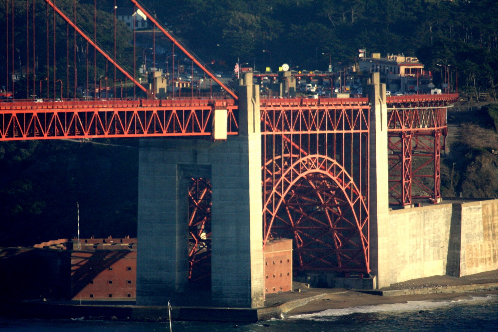 Miami Blue Butterfly: San Francisco's Golden Gate Bridge: A Study of Angles