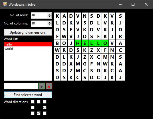 VB .NET - Wordsearch puzzle solver (#1)