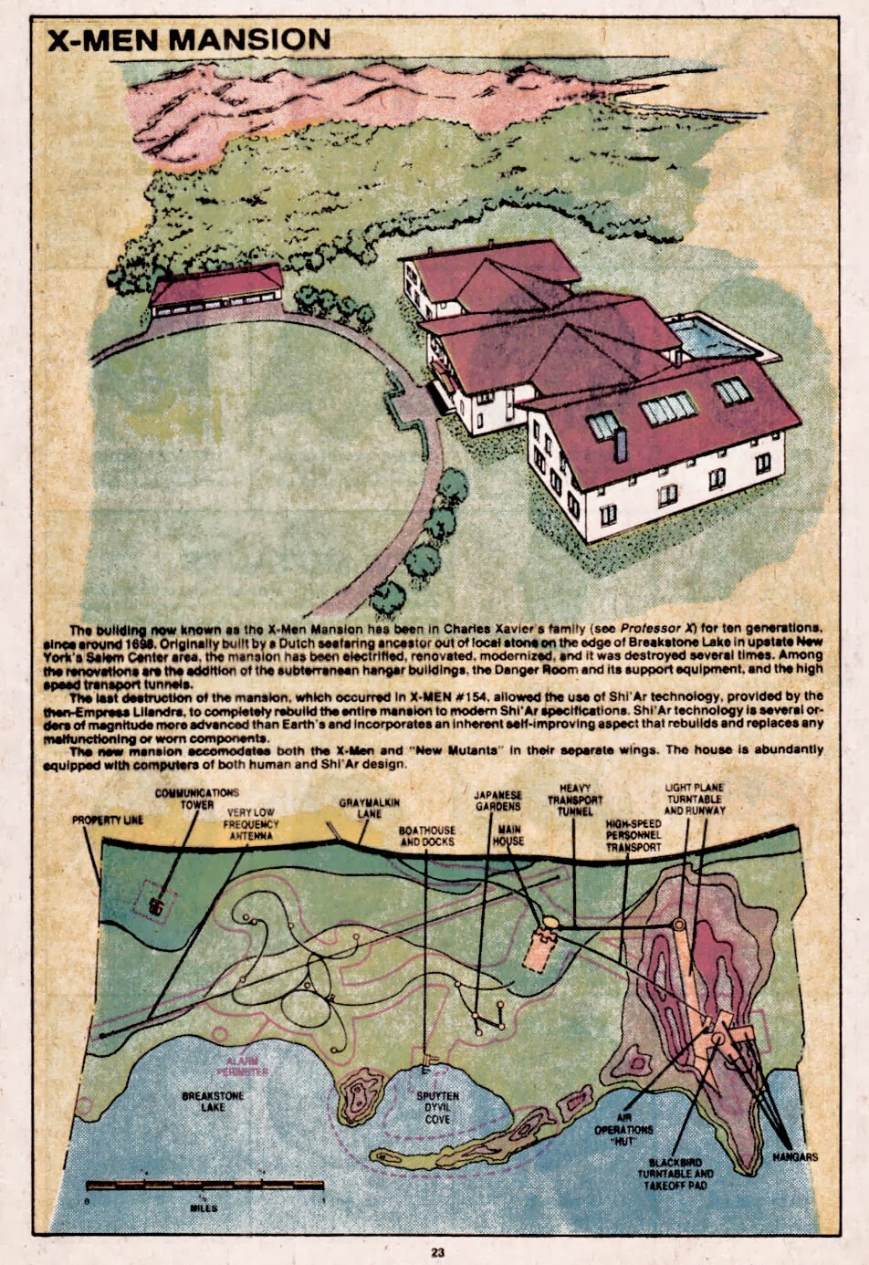 The Dork Review: The X-Men's Mansion: Xavier Institute for Higher Learning