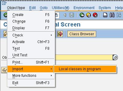 ABAP Thinkers: How to convert a local class into a global class?