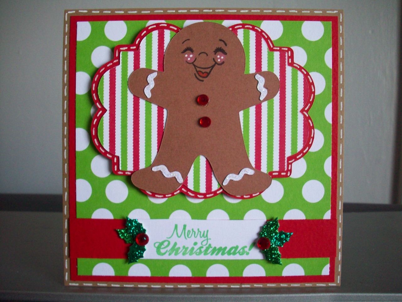 Daisylove Creations: Gingerbread Man Card