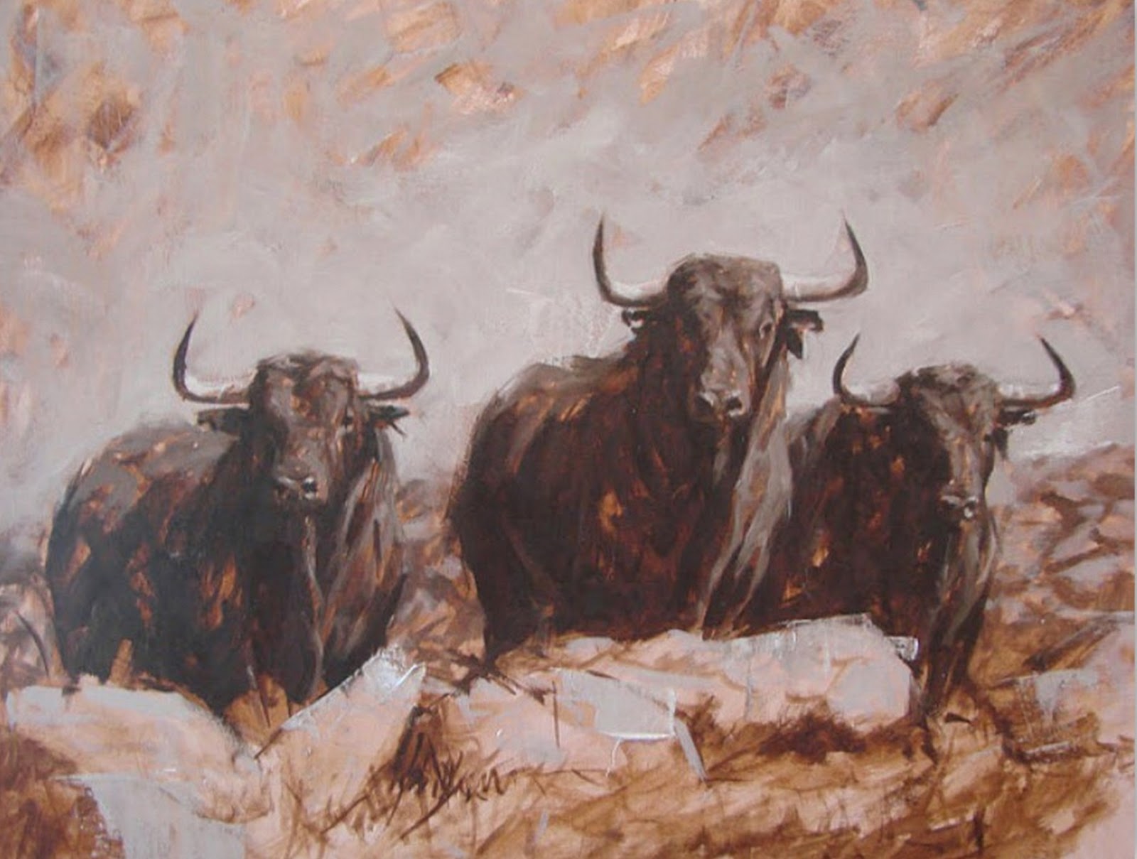 Arte y Actividad Cultural: Pinturas Taurinas de Walter Zuluaga