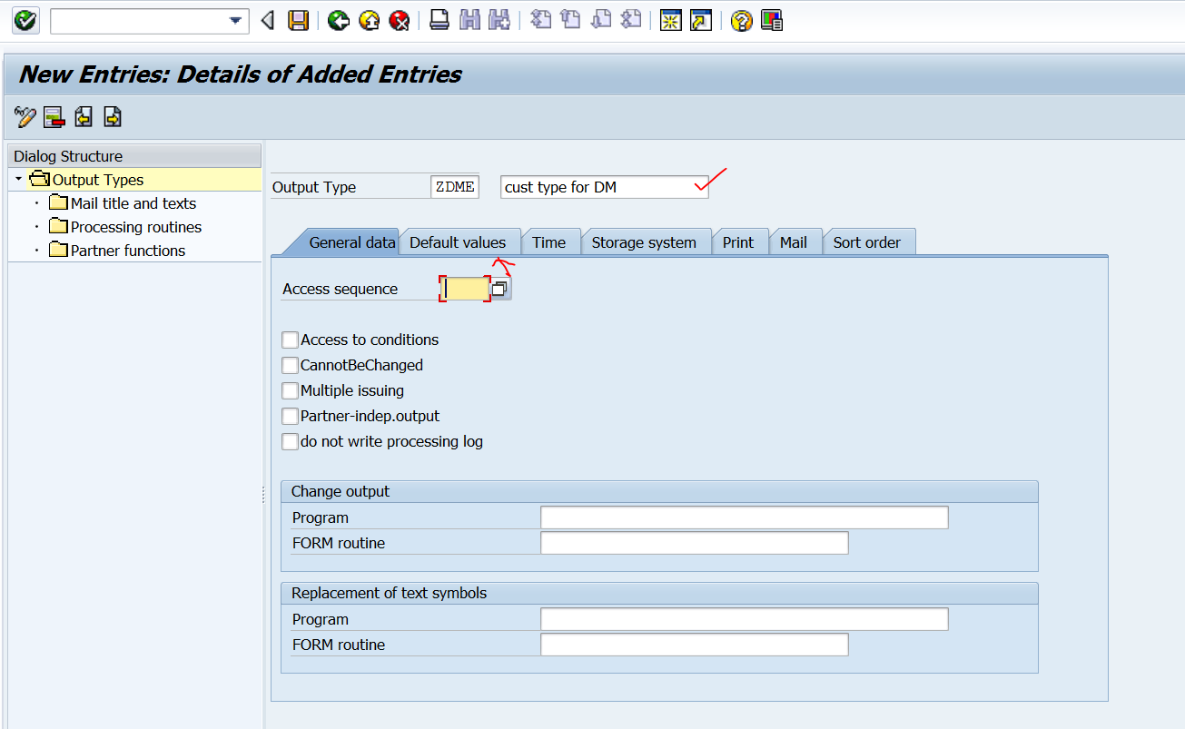 Techsap Creating A New Billing Output Type And Assigning It To The Output Determination
