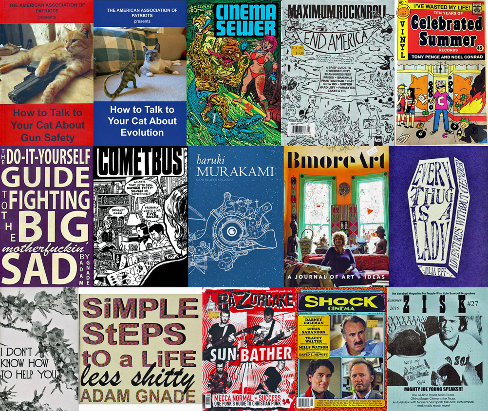 Atomic Books 2016 Best Sellers: Zines