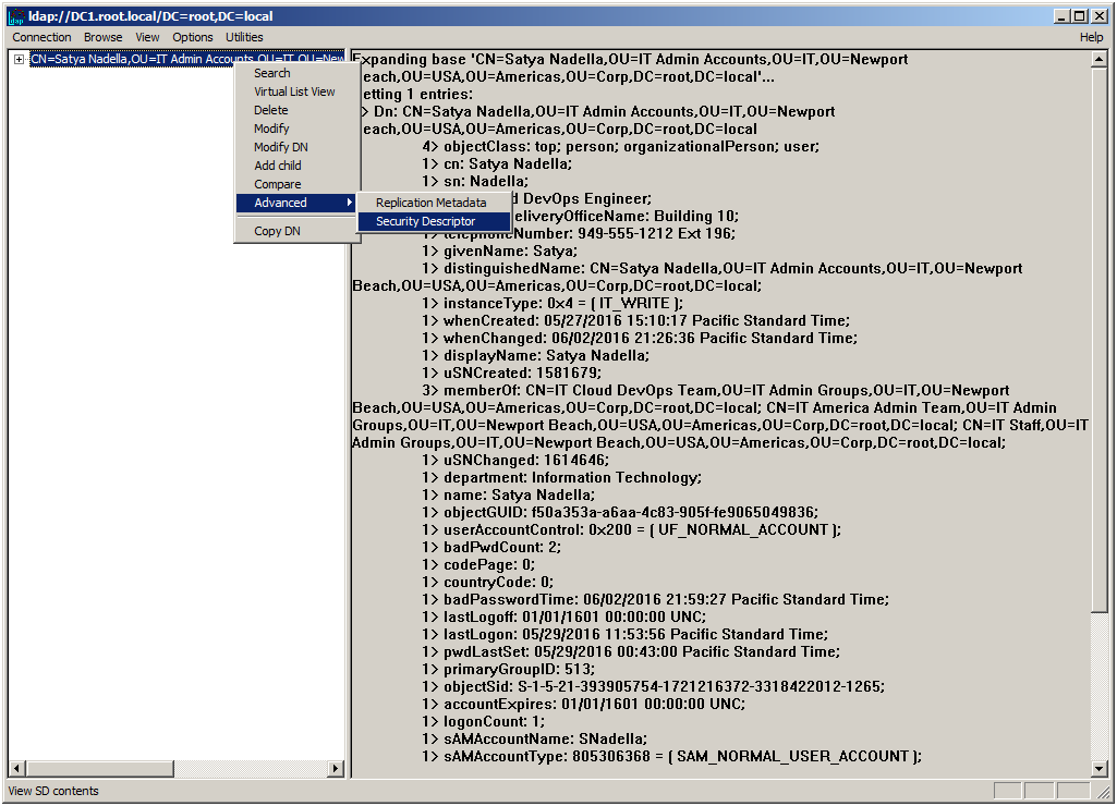 Active Directory Security Blog: LDP.exe for Active Directory - Download ...
