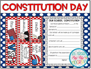 1st Grade Hip Hip Hooray!: Constitution Day! September 17th