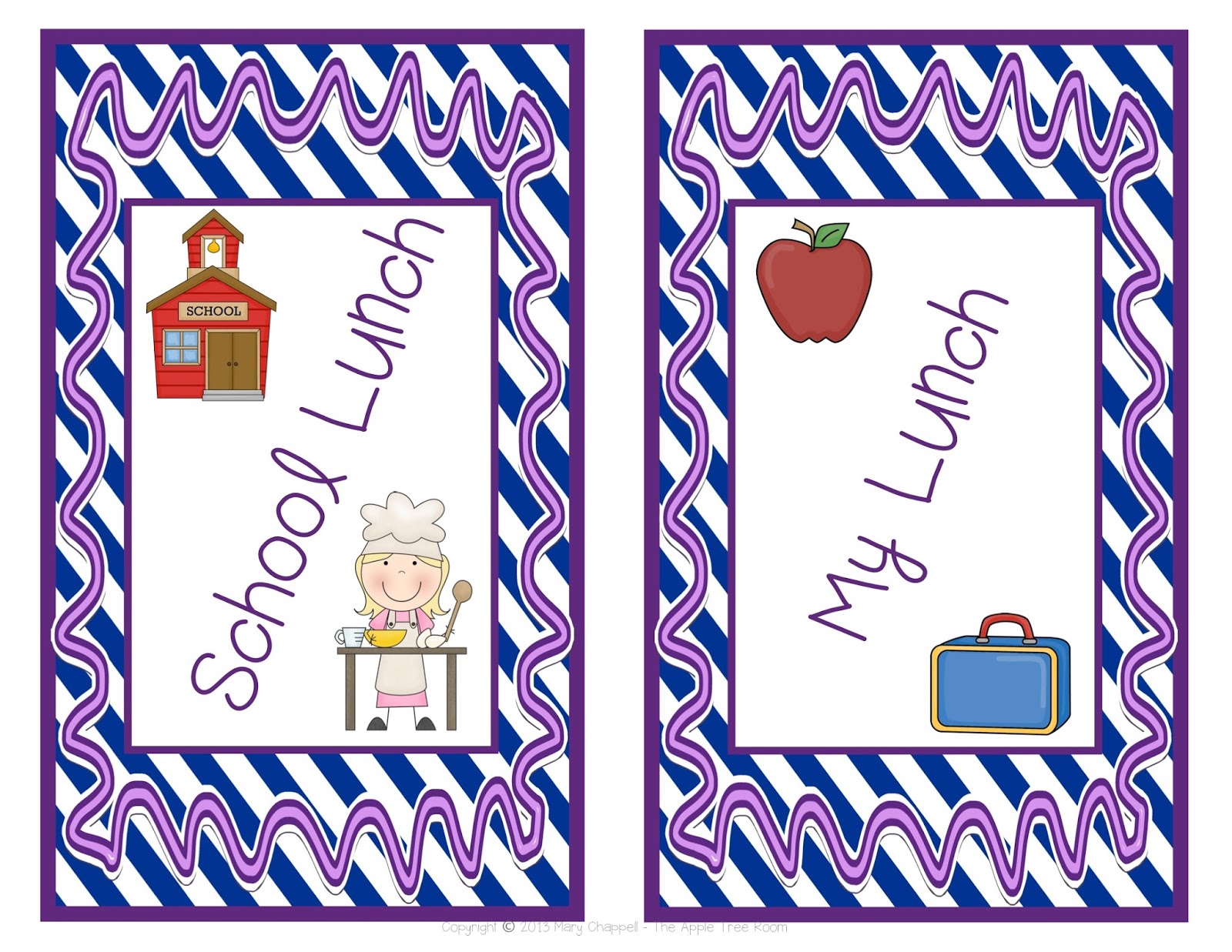The Apple Tree Room: Attendance & Lunch Count Clip Charts - 2 themes