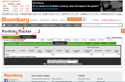 Membuat Portfolio Tracking di Bloomberg ~ XKong-Bursa